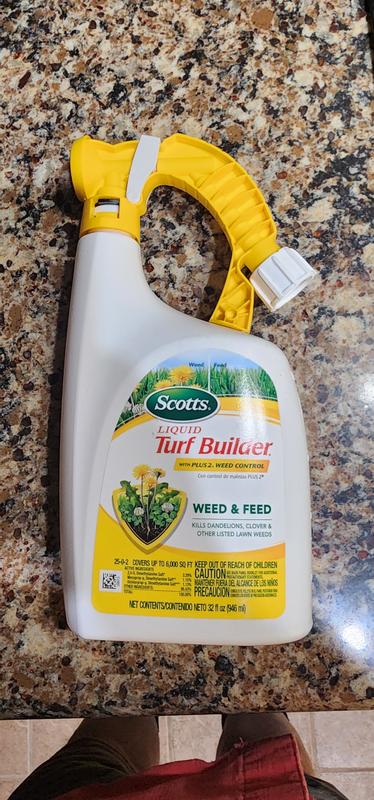 Scotts Liquid Turf Builder Plus 2 Weed Control 32-fl oz 6000-sq ft 25-0 ...