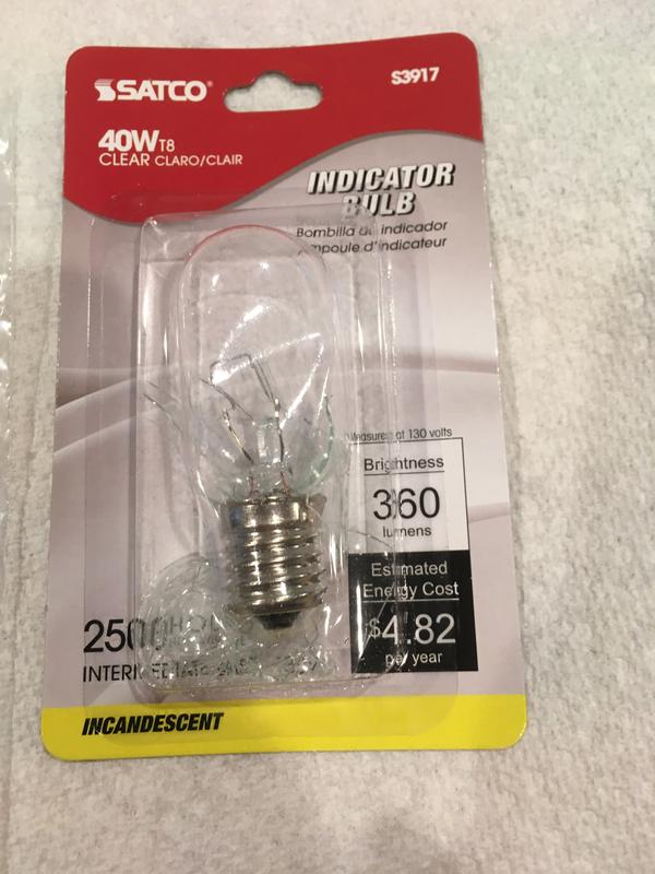 Range Hood Light Bulb 8190806 parts | Sears PartsDirect
