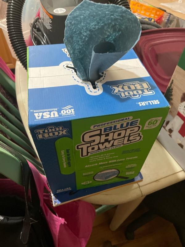 TOOLBOX Blue Shop Towels, 200 ct. Box at Tractor Supply Co