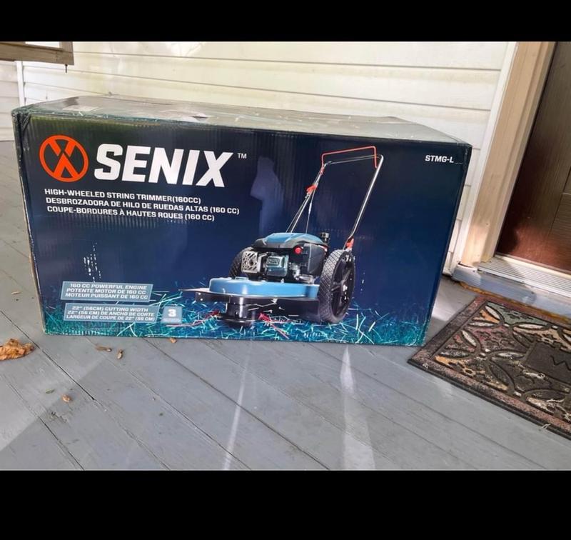 SENIX 22 In. 160cc Gas High Wheel Trimmer in the String Trimmers ...