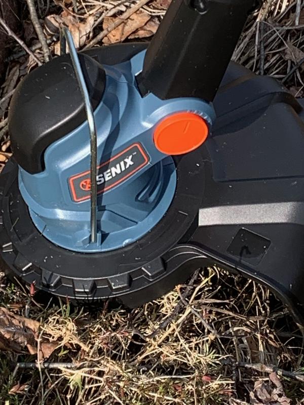 SENIX X2 20-volt Max 10-in Telescopic Shaft Battery String Trimmer 2.5 ...