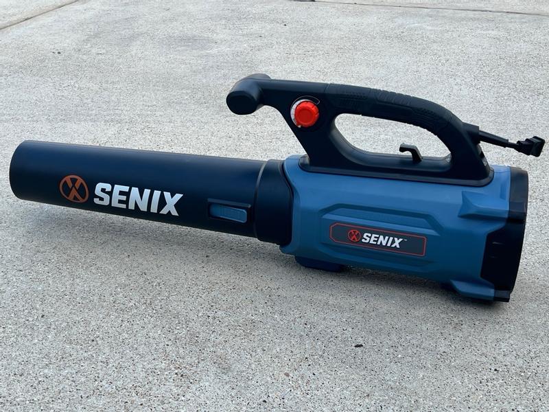 SENIX AC 690-CFM 115-MPH Corded Electric Handheld Leaf Blower (Battery ...