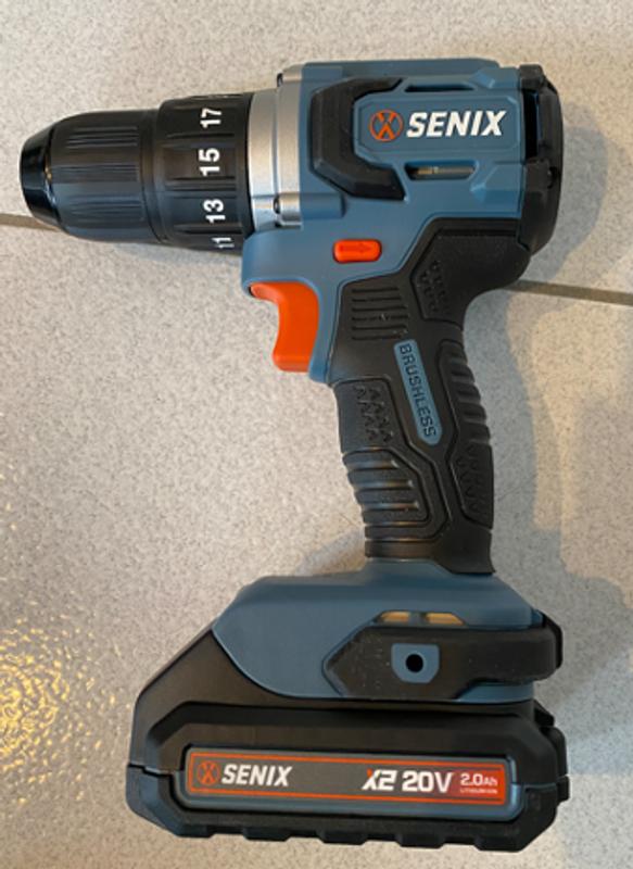 SENIX X2 20-volt 1/2-in Keyless Brushless Cordless Drill (1-Battery ...