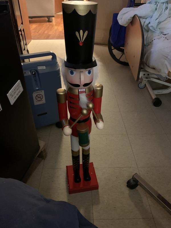 Sunnydaze Decor 35.75-in Wood Nutcracker Figurine in the Christmas ...