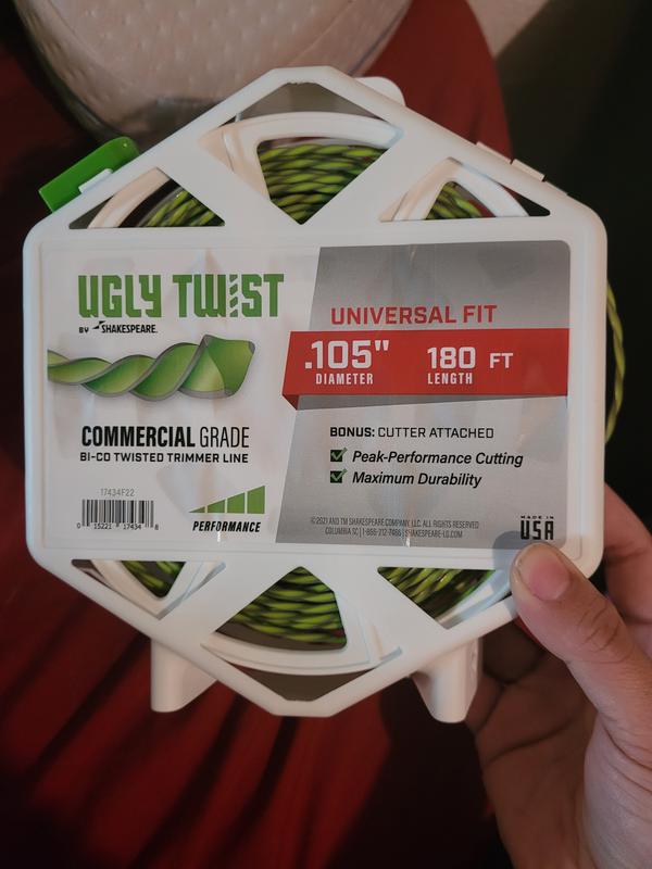 Shakespeare Ugly Twist 180-Pack 0.105-in x 180-ft Spooled Trimmer Line ...