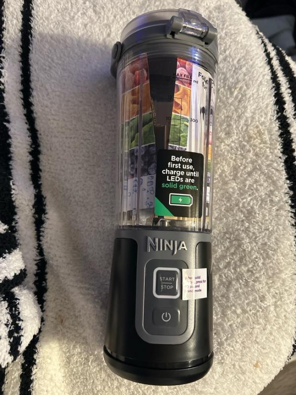 Ninja Blast Portable 18-oz 1-Speed Personal Blender (Denim Blue ...