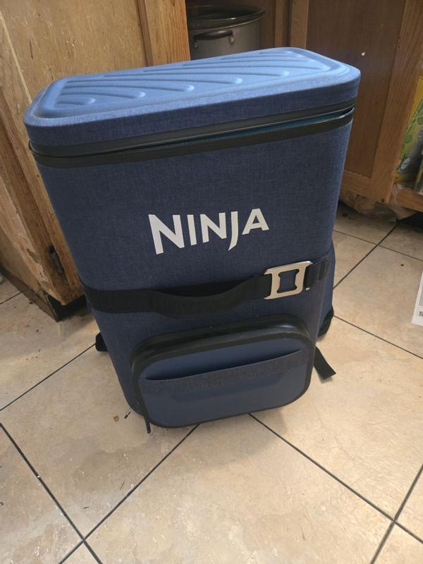 Ninja Charcoal Gray 24 Cans Soft Insulated Backpack cooler in the ...