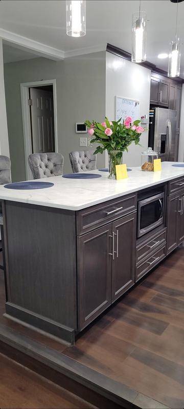 Shenandoah Irvington 30-in W x 15-in H x 24-in D Truffle Stained Wall ...