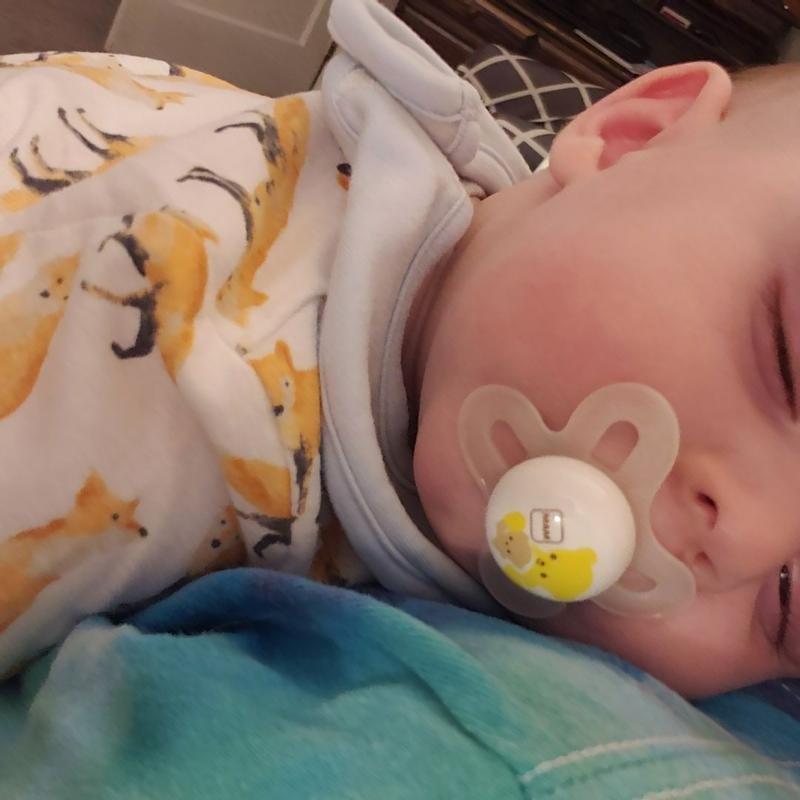 MAM Original 0-6M 2-Pack Decorated Pacifiers in Matte Green/Beige | Bed ...