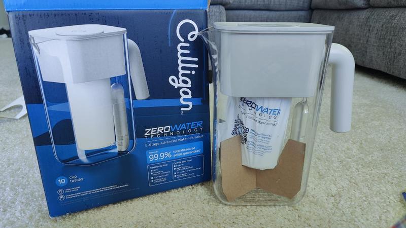Culligan With ZeroWater Technology Pitcher 1-Months Replacement Filter ...
