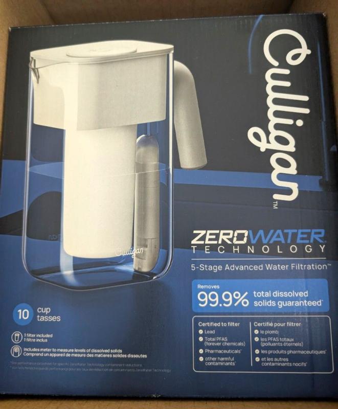 Culligan With ZeroWater Technology Pitcher 1-Months Replacement Filter ...
