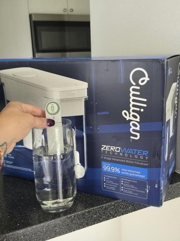Culligan with ZeroWater Technology 32-Cup Gray Plastic Water filter ...