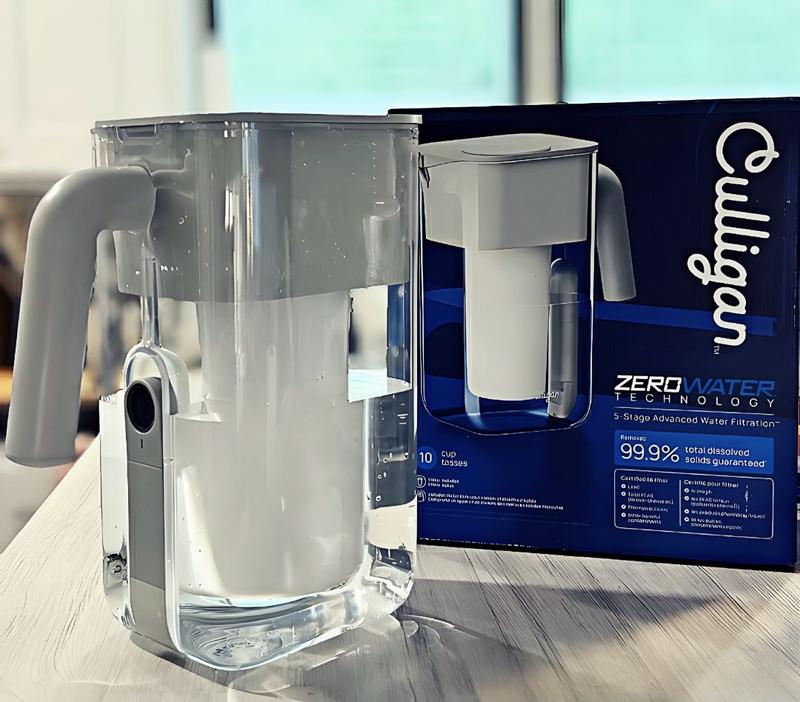 Culligan with ZeroWater Technology 12-Cup Gray Plastic Water filter ...