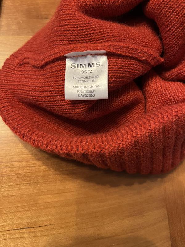 Simms Big Sky Wool Beanie - Fishing