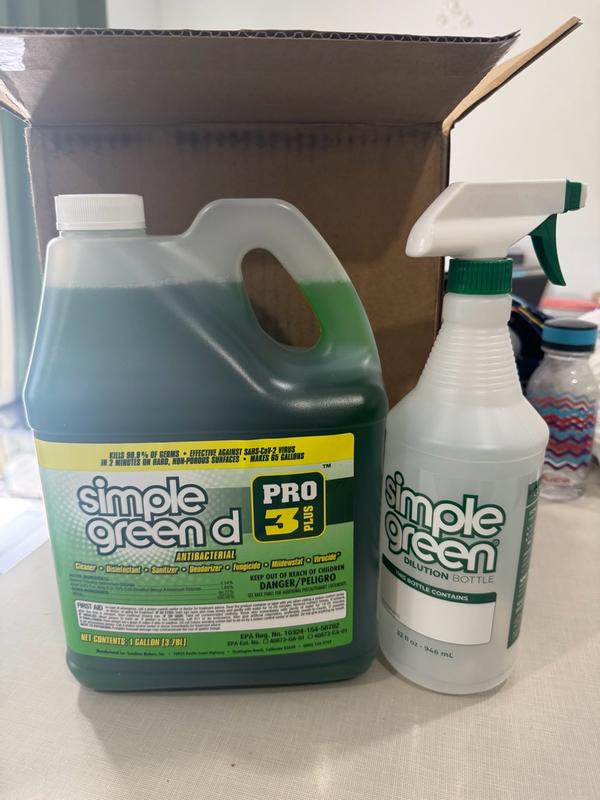 Simple Green D Pro 3 Plus-fl oz Herbal Disinfectant Liquid All-Purpose ...