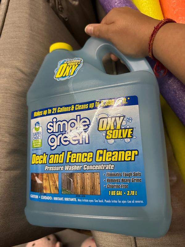 Simple Green Oxy Solve 128-oz Deck and fence Pressure Washer Cleaner in ...