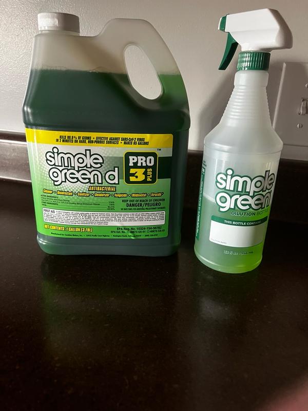 Simple Green D Pro 3 Plus-fl oz Herbal Disinfectant Liquid All-Purpose ...