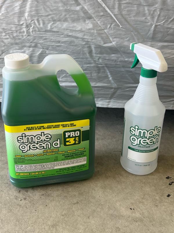 Simple Green D Pro 3 Plus-fl oz Herbal Disinfectant Liquid All-Purpose ...