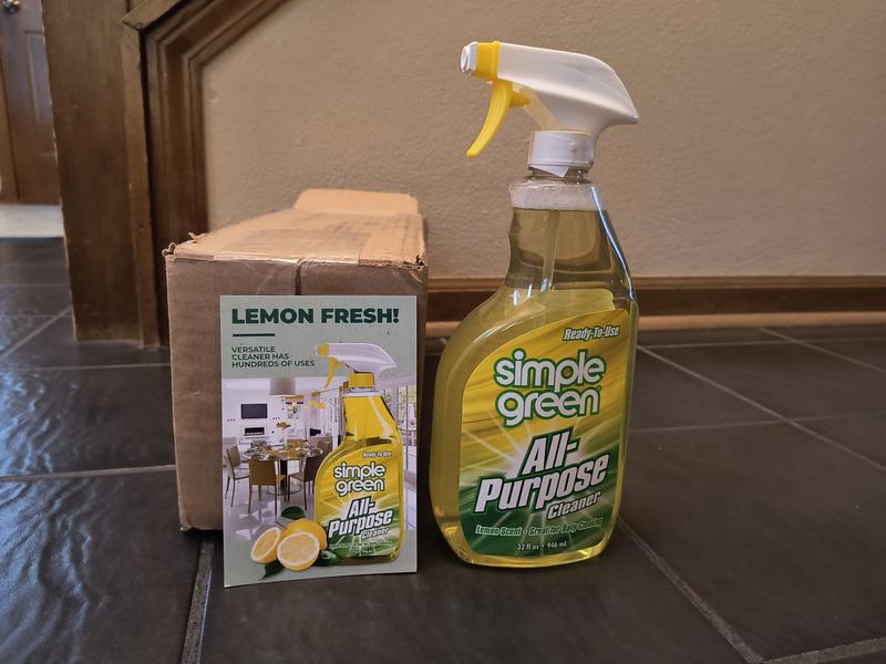 Simple Green Ready-to-Use 32-fl oz Lemon Liquid All-Purpose Cleaner ...