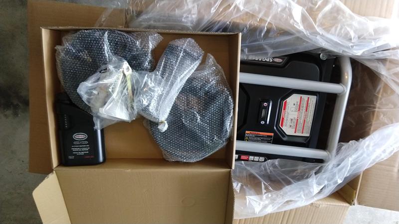 SIMPSON 6875 / 5500-Watt Single Fuel (Gasoline) Portable Generator ...