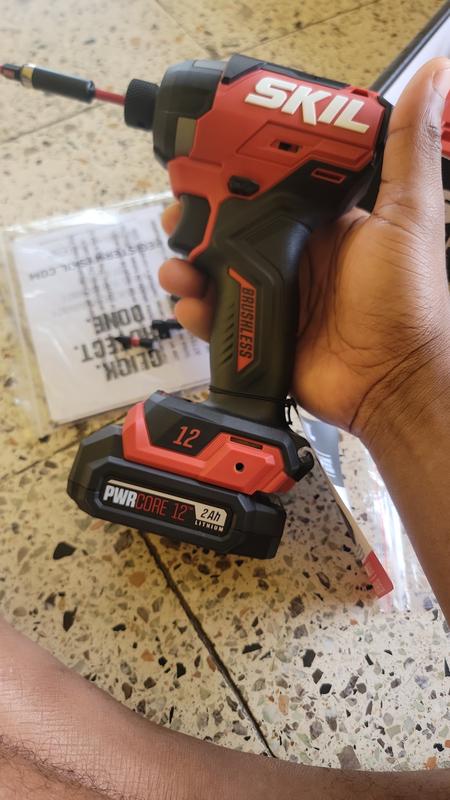 Brushless 12V 1 4 In. Compact Impact Driver Kit SKIL ID6744A 11