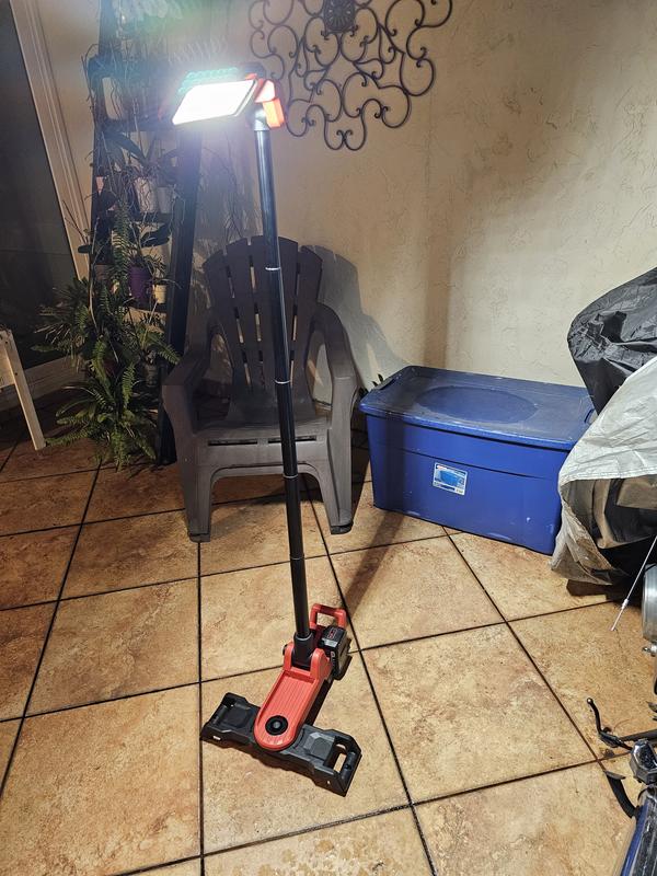 SKIL 12-volt 2500 -Lumens LED Battery-operated Rechargeable Stand Work ...