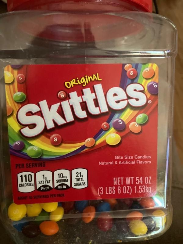 Skittles Original Party Size Bag Orange Lemon Green Apple Grape ...