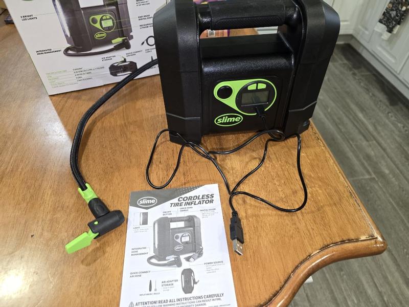 Slime 12-volt Li-ion Air Inflator (Power Source Battery) 40080 at Lowes.com
