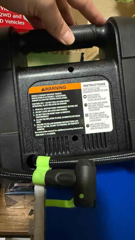 Slime 12-volt Li-ion Air Inflator (Power Source Battery) 40080 at Lowes.com