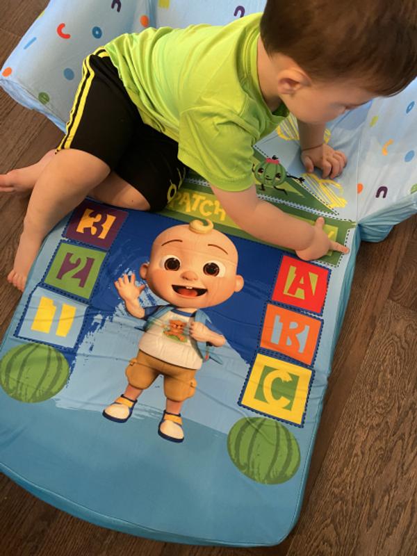 Marshmallow Cocomelon Flip Open 2-in-1 Sofa, Kids Sofa Chair, Toddler ...