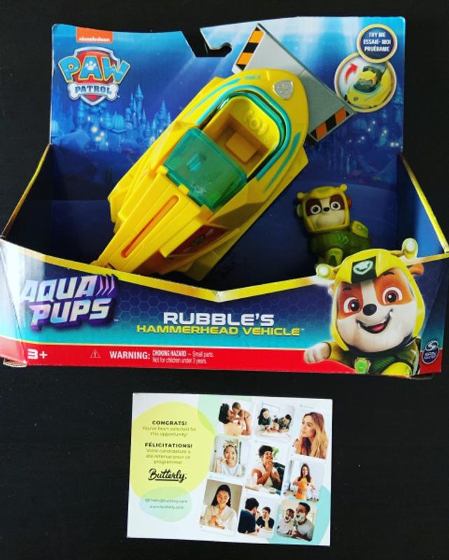 Aqua Pups Rubble Hammerhead Shark Vehicle with Collectible Action ...