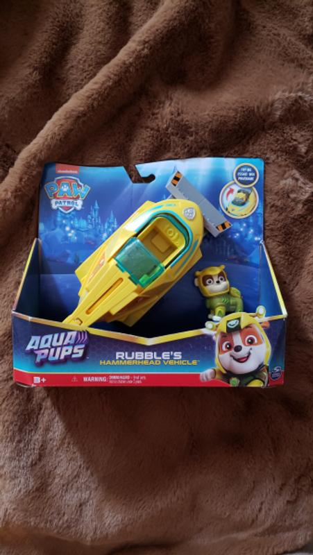 Aqua Pups Rubble Hammerhead Shark Vehicle with Collectible Action ...