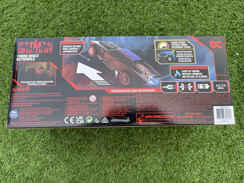 DC Comics, The Batman Turbo Boost Batmobile, Remote Control Car with ...