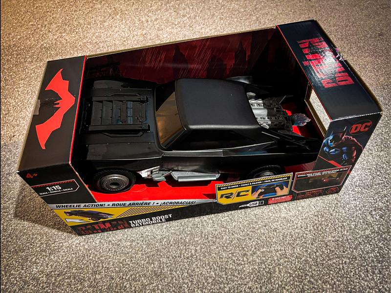 DC Comics, The Batman Turbo Boost Batmobile, Remote Control Car with ...