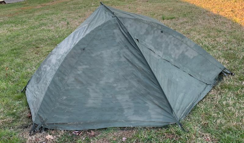 ORC US Army Issue Universal Improved Combat Shelter Tent Complete ACU ...