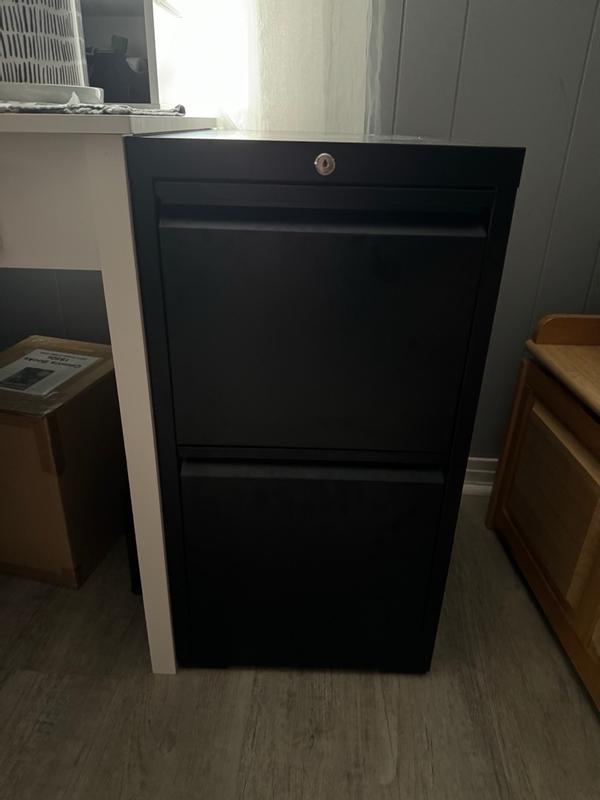 AOBABO 2 Drawer Vertical Metal File Cabinet with Lock for Home and ...
