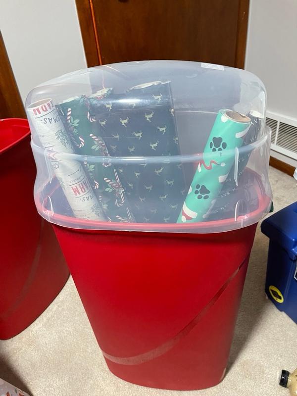 Homz Products HOMZ 30-Inch Vertical Gift Wrap Storage Container ...