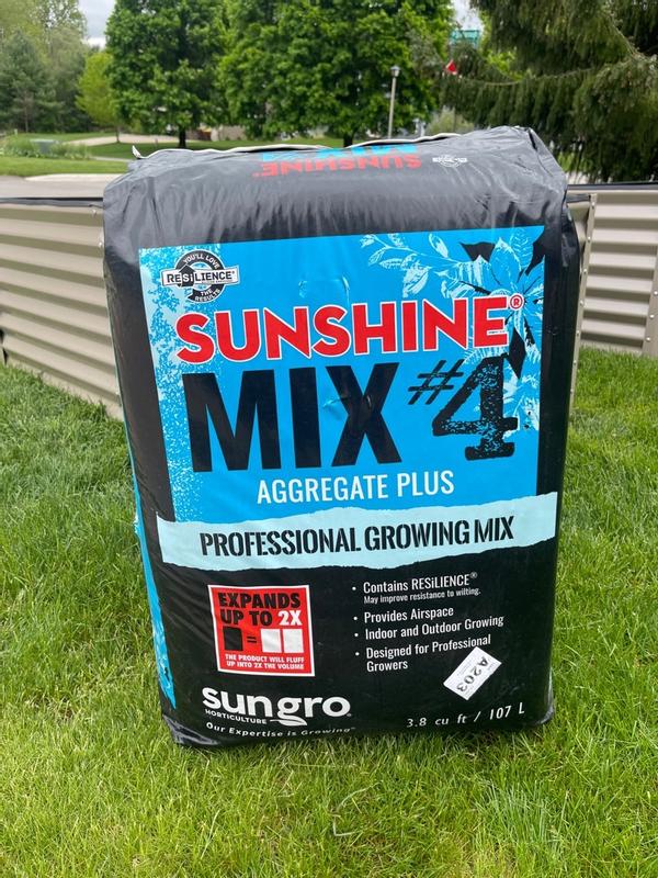 Sungro SUGRMIX4 Sunshine Mix #4 Compressed Professional Growing Mix 3.8 ...