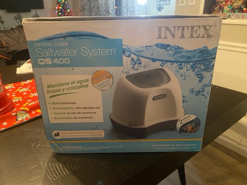 Intex 26663EG Saltwater 4500-Gallon Chlorine generator Pool Sanitation ...