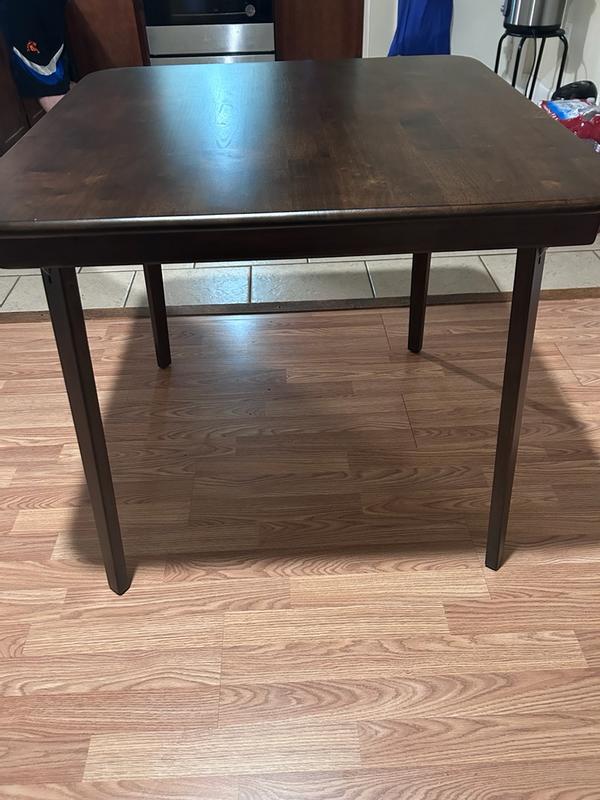 Meco Corporation 32 x 32 Indoor Square Wood Folding card table 4 ...