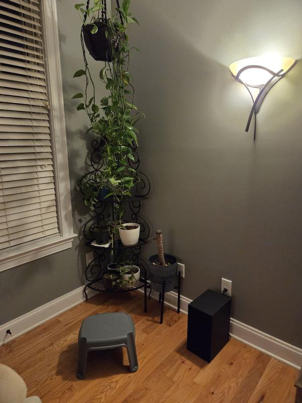 Gracious Living 9.5 Inch Plastic 1 Step Portable Home and Kitchen Stool ...