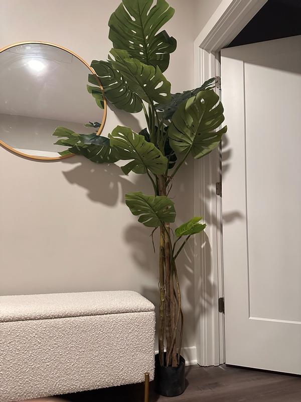 MAIA SHOP 72-in Color Indoor Desktop Monstera Artificial tree in the ...