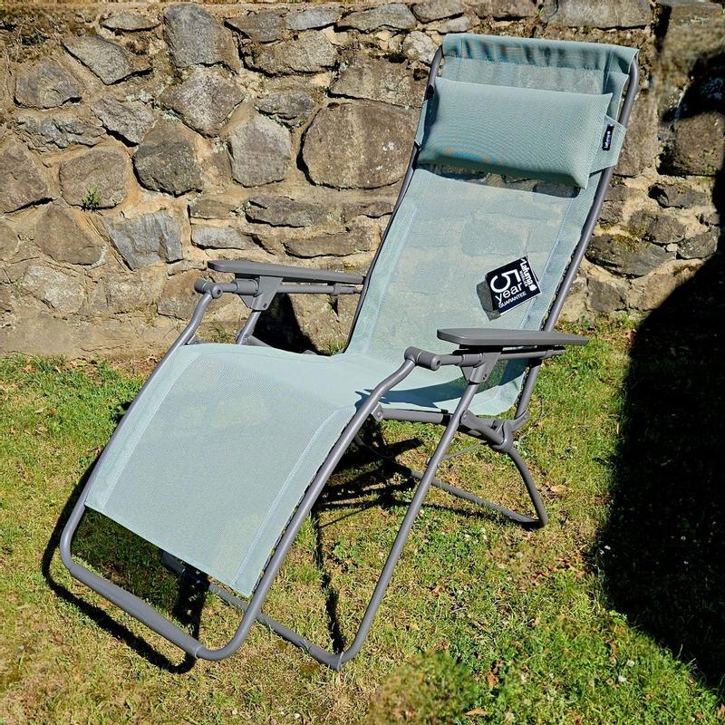 Lafuma Moss Green Residential Standard Metal Folding Chair (Outdoor) in ...