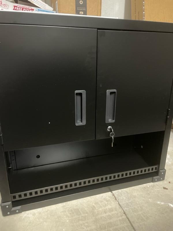 AOBABO 72 Inch Double Door Locking Storage Cabinet with Adjustable ...