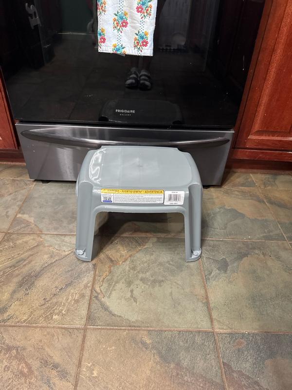 Gracious Living 9.5 Inch Plastic 1 Step Portable Home and Kitchen Stool ...
