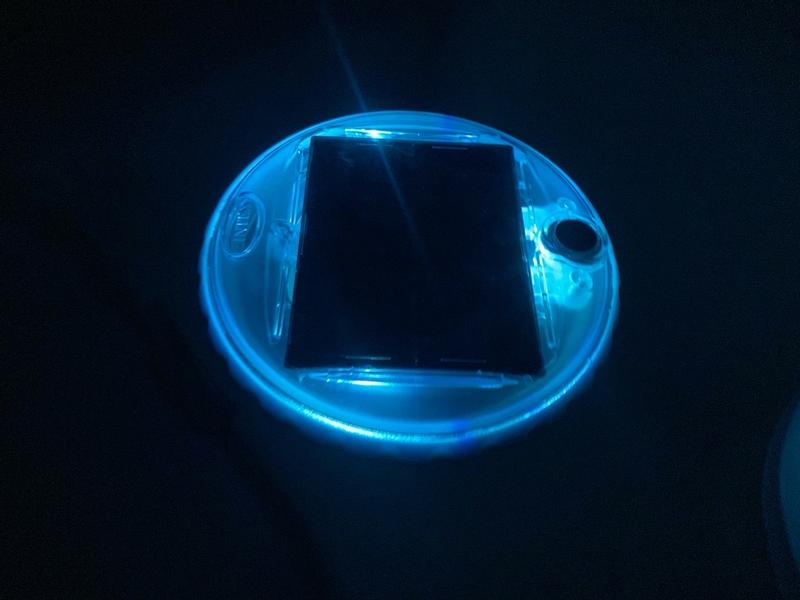 Intex 28690E Solar Powered LED Floating Pool Night Light Auto On Color ...