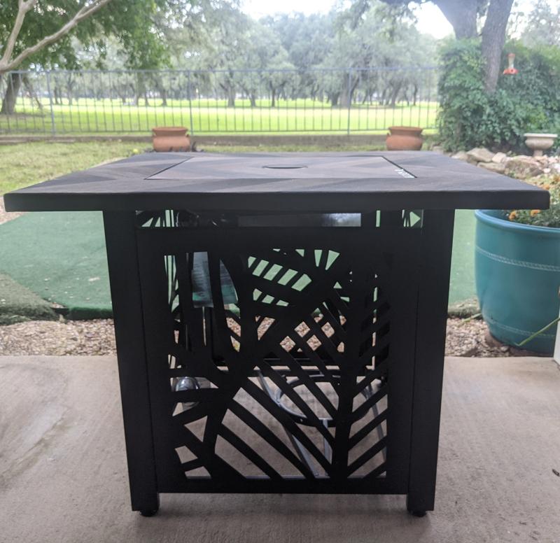 Endless Summer 30-in W 50000 Maximum BTUs Steel Square Liquid propane ...