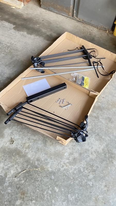 Tow Tuff TTF 2762ACBR Heavy Duty 2 in 1 Aluminum Cargo Carrier with Bike Rack in the Bike Racks ...