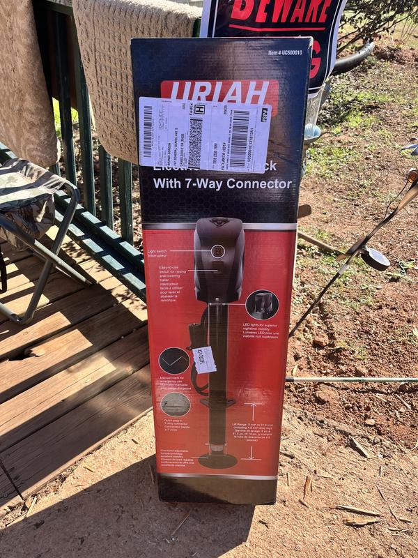 Uriah Products 5000-lb Capacity Top Wind Trailer Jack UC500010 at Lowes.com