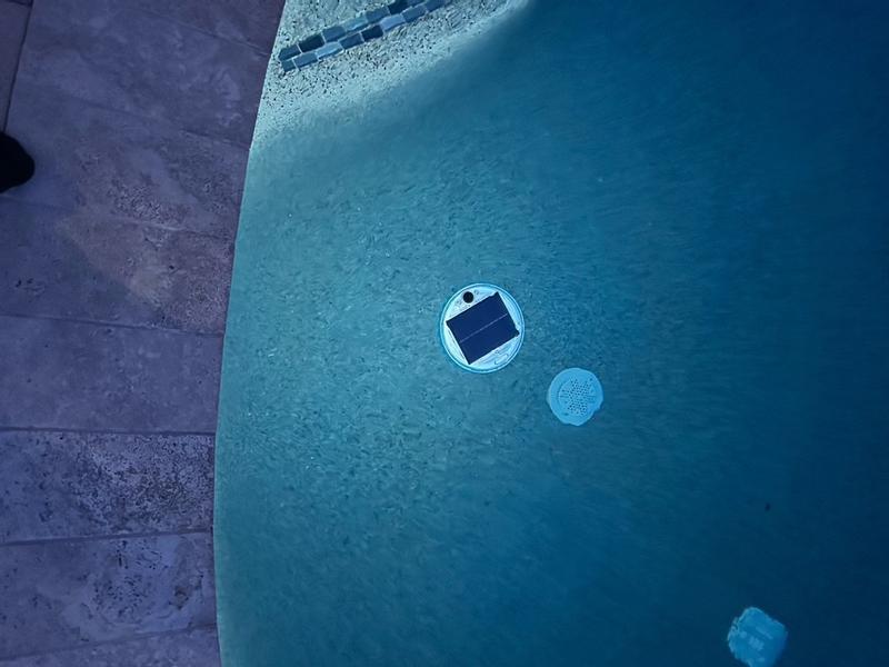 Intex 28690E Solar Powered LED Floating Pool Night Light Auto On Color ...
